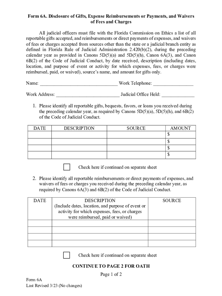 Fillable Online ethics state fl 34-8.008 : Final Filing Using the CE ...