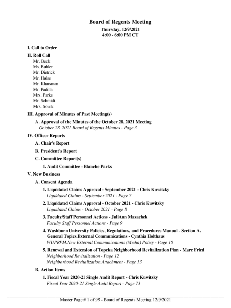 Fillable Online 1. Call to Order/Roll Call 2. Approval of ... - cloudfront.net Fax Email Print ...