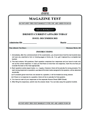 Fillable Online DCAT Magazine Class Test Fax Email Print - pdfFiller