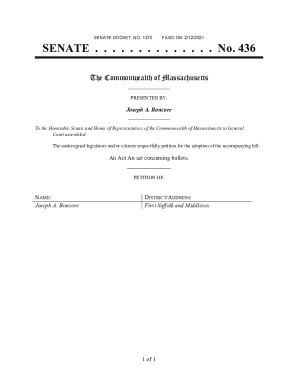 Fillable Online SENATE . . . . . . . . . . . . . . No. 436 Fax Email ...