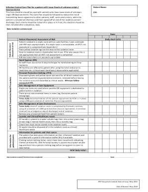 Fillable Online policy-for-management-of-diarrhoea-and-vomiting ...