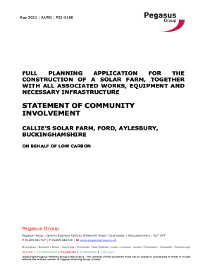 Fillable Online B-17 Solar Farm Planning Design and Access Statement ...