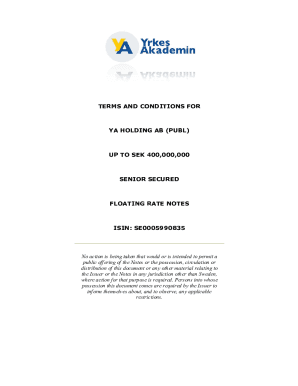 Fillable Online TERMS AND CONDITIONS FOR Fax Email Print - pdfFiller