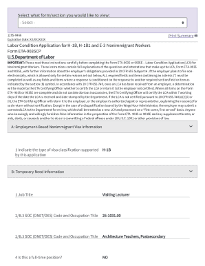 Fillable Online Eta Form 9035 70UIHA Fax Email Print - pdfFiller