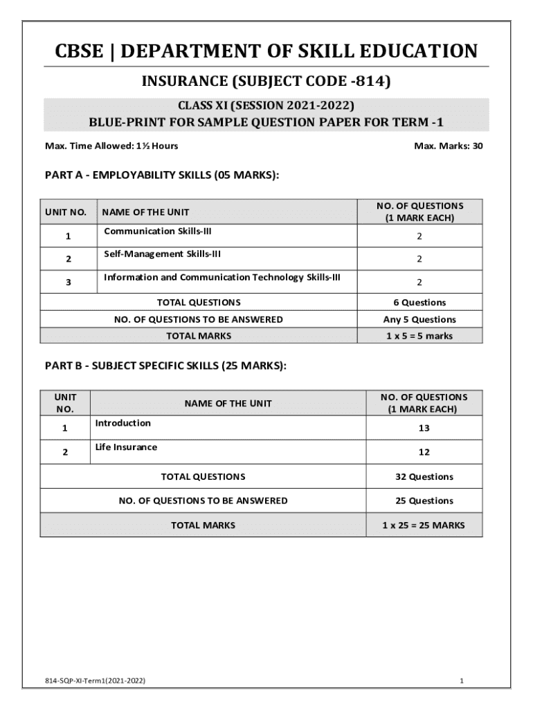 Fillable Online Class XI Annual Examination Syllabus and Blueprint / ... Fax Email Print - pdfFiller