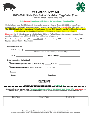 Fillable Online travis-tx tamu 2023-2024-state-fair-swine-tag-order ...
