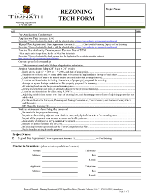 Fillable Online PLANNED DEVELOPMENT (PD) OVERLAY TECH FORM Fax Email ...