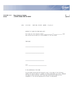 Fillable Online CHECK RUN: 103122U1 Fax Email Print - pdfFiller