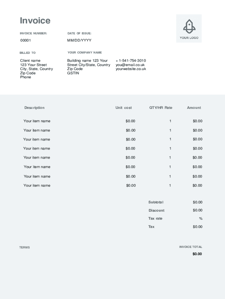 Fillable Online INVOICE NUMBER: Fax Email Print - pdfFiller