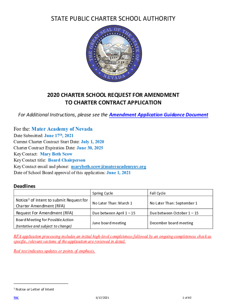 Fillable Online 701 KAR 8 020 MIR Charter School Application and ...