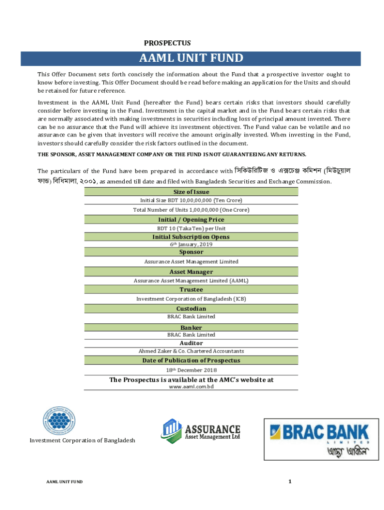 Fillable Online prospectus (abridged version) - mercantile bank unit ...