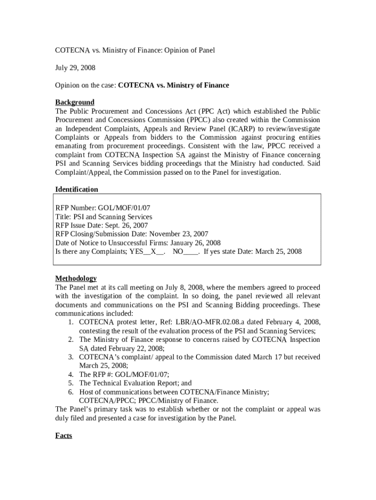 Cotecna has given me the opportunity... - Cotecna Inspection Doc Template | pdfFiller