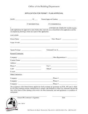 Fillable Online benefit of building permit Fax Email Print - pdfFiller