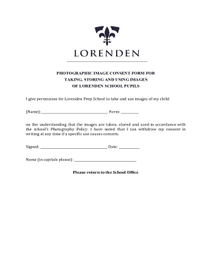 Fillable Online Sample Photo Consent Form Fax Email Print - pdfFiller