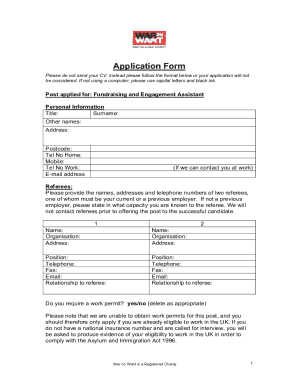 Fillable Online Application Form FEA Jan 2021 - TB Fax Email Print ...