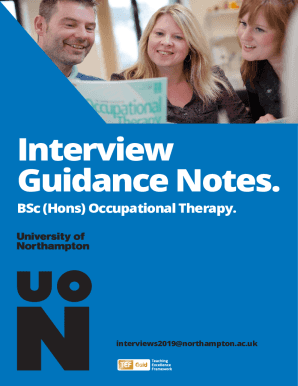 Fillable Online Ultimate Guide to Occupational Therapist Interview ...