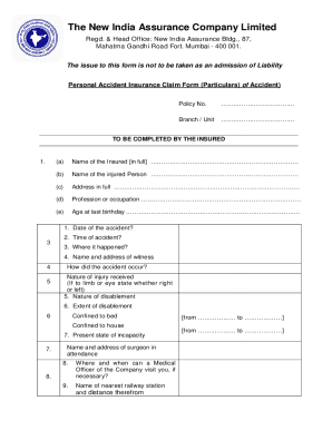 Fillable Online coconutboard gov Claim Form New India Fax Email Print ...