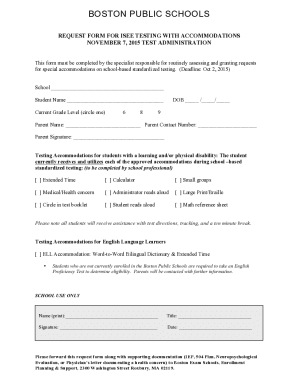 Fillable Online Spec Accommodations Request Form.doc Fax Email Print ...