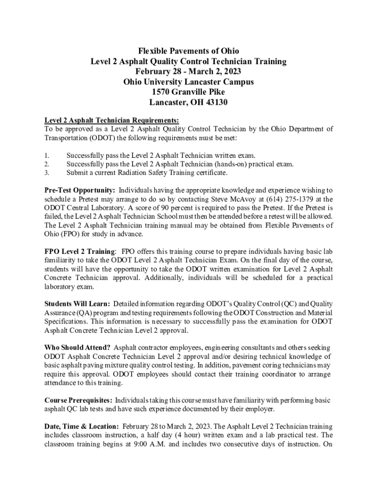 Fillable Online Flexible Pavements Has a New Home Fax Email Print ...