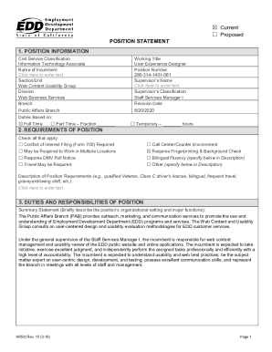 Fillable Online Information Technology Series - CalHR - CA.gov Fax Email Print - pdfFiller