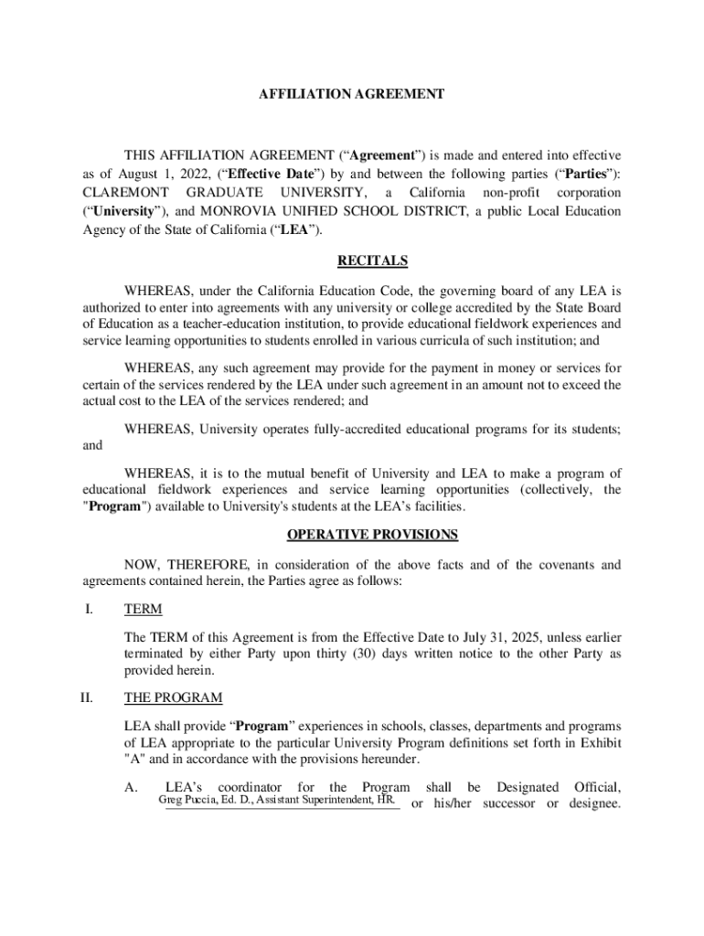 Fillable Online UT-Austin-CH-and-CCC-Affiliation-Agreement- ... Fax ...