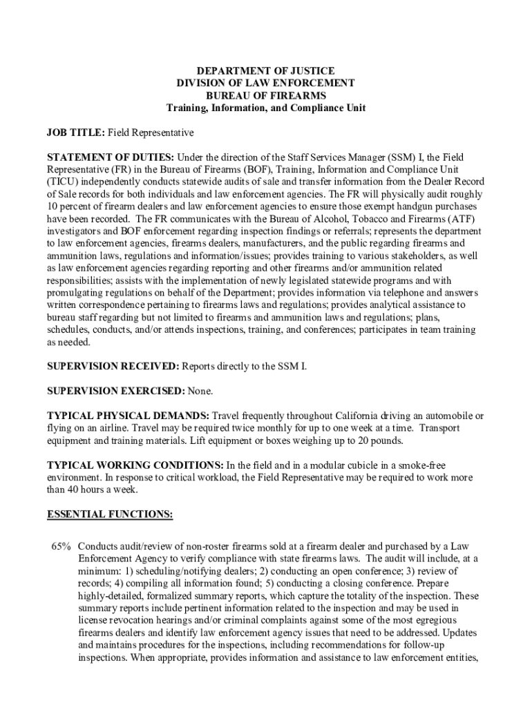 Fillable Online Training, Information, and Compliance Unit Fax Email Print - pdfFiller