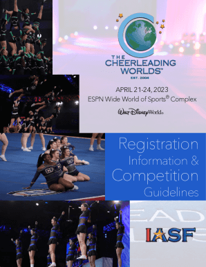 Fillable Online IASF Cheerleading Worlds Fax Email Print - pdfFiller