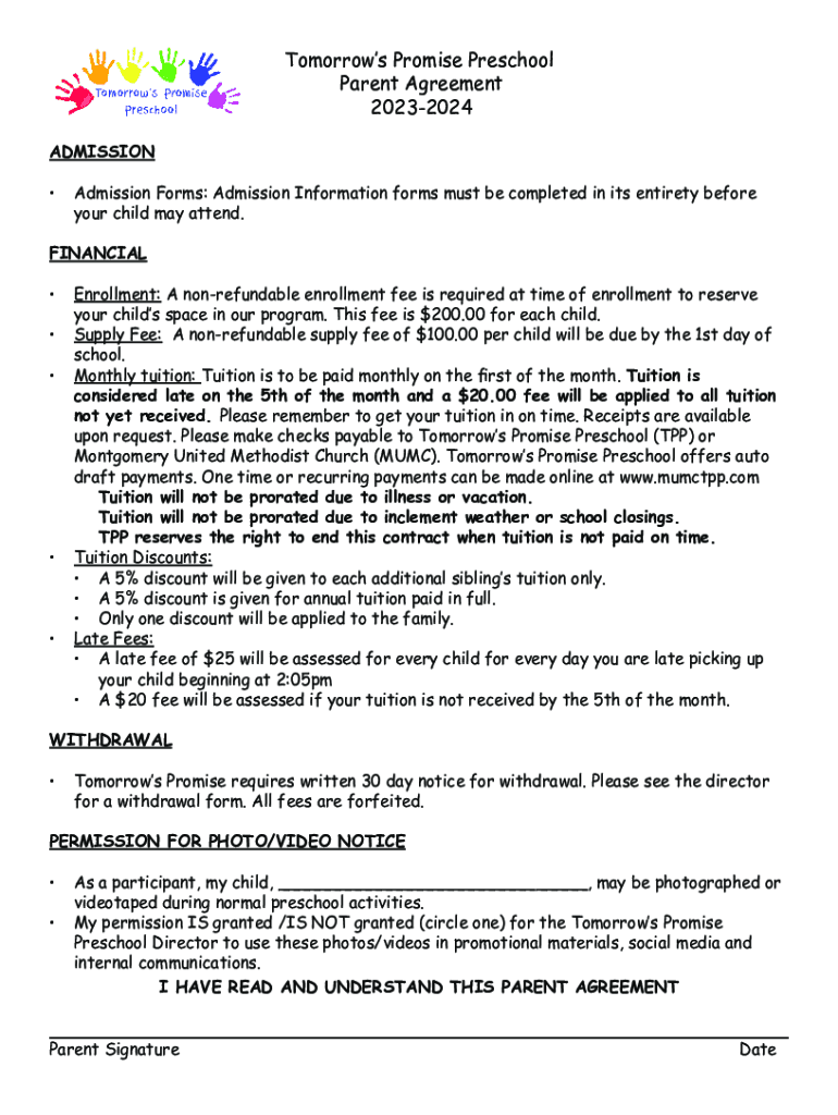 Fillable Online ADMISSIONS AGREEMENT Fax Email Print - pdfFiller