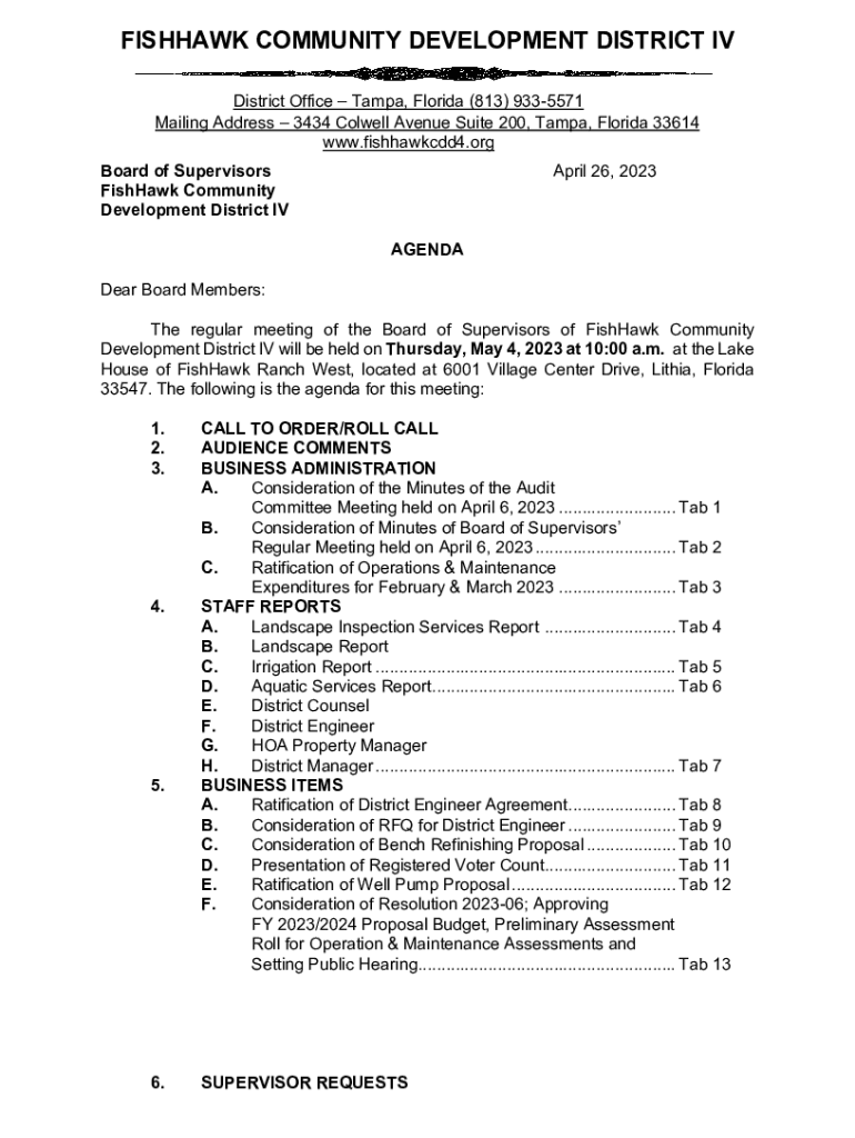 Fillable Online Questions about Community Development Districts Fax ...