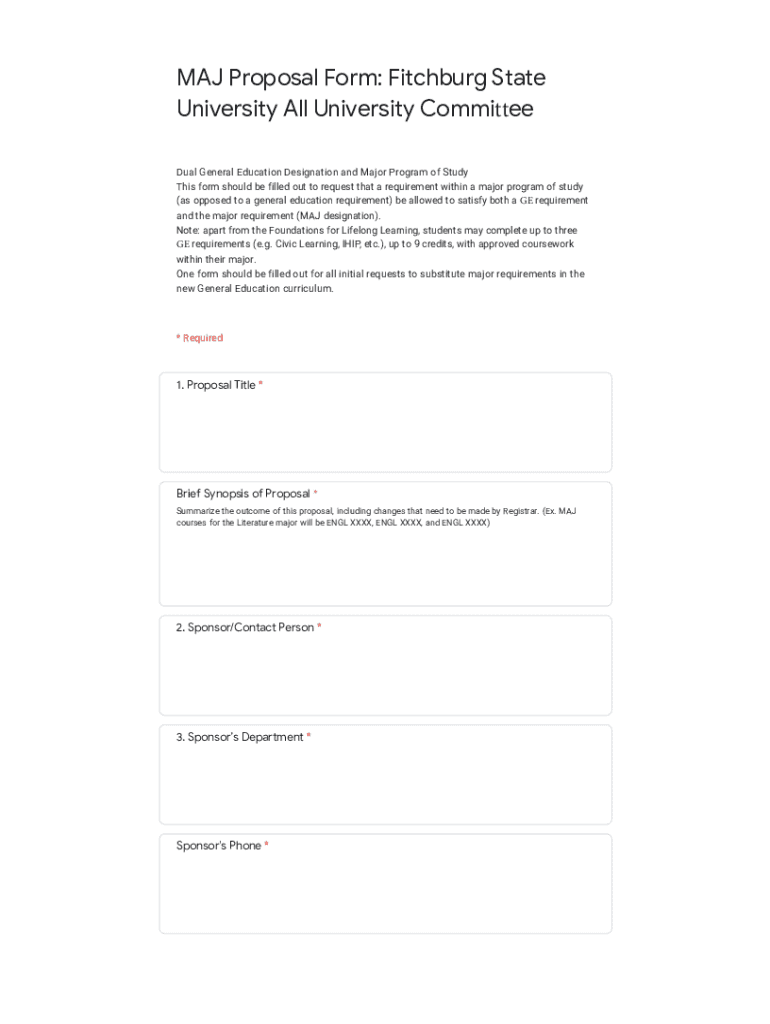 Fillable Online Exploration and Integration Proposal Form Fax Email ...