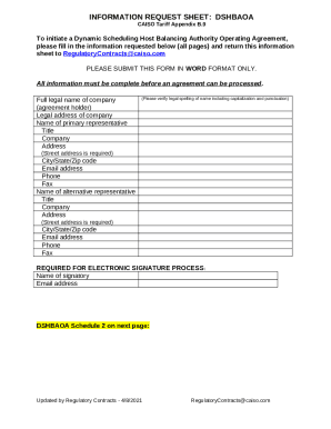Dynamic Scheduling Host Balancing Authority Operating Agreement Ination ...