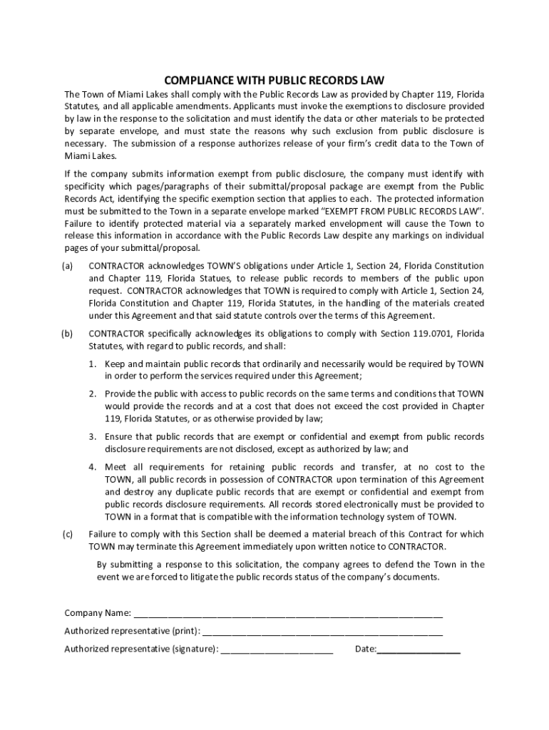 Fillable Online overview of the sunshine and public records laws Fax Email Print - pdfFiller