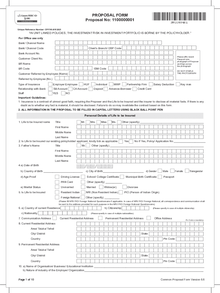 Fillable Online Master Proposal Form Fax Email Print - pdfFiller