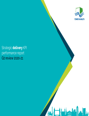 Fillable Online democracy towerhamlets gov Delivery Performance ...