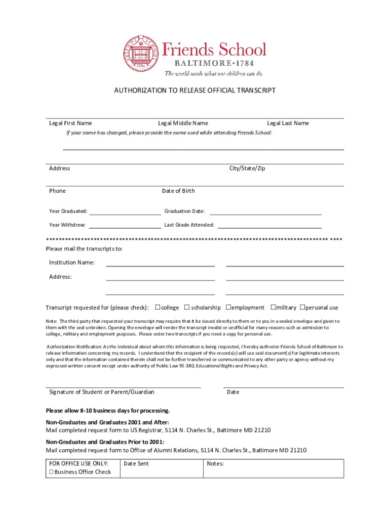 Fillable Online Transcript Request Form Template Updated dmk r3.docx Fax Email Print - pdfFiller