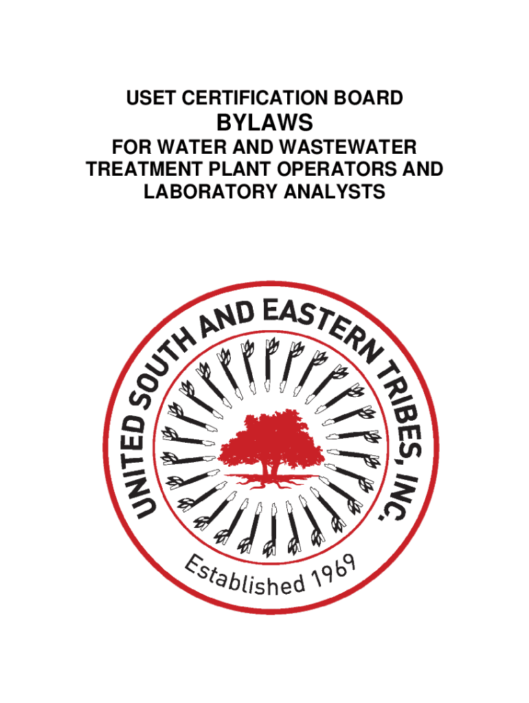 Fillable Online USET CERTIFICATION BOARD FOR WATER AND WASTEWATER ...