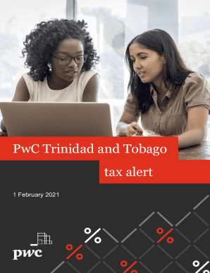 Fillable Online Draft PwC Trinidad and Tobago Tax News Alert - Property ...