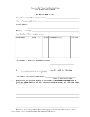 Fillable Online Commercial Farmer's Exemption Certificate Fax Email ...