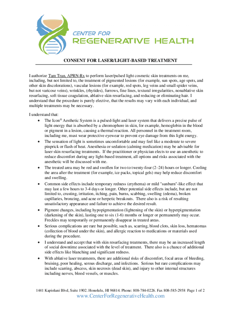 Fillable Online Icon Consent Form Fax Email Print - pdfFiller
