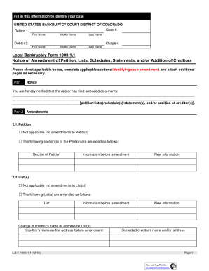 Fillable Online Proof of ClaimDistrict of Colorado Fax Email Print ...