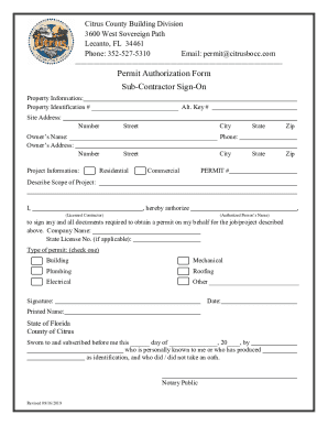 Fillable Online Permit Authorization Sign On Fax Email Print - pdfFiller
