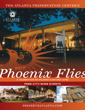 Fillable Online Phoenix Flies: A Celebration of Atlanta's Historic ...