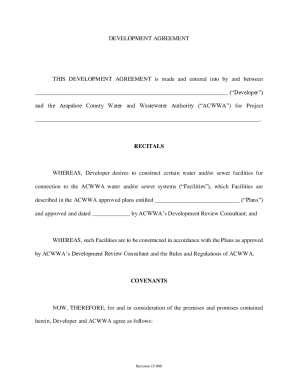 Fillable Online Easement Deed and Agreement - Grant of ... Fax Email ...