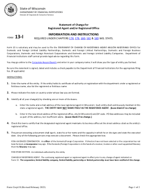 Fillable Online Statement of Change Instructions Fax Email Print ...