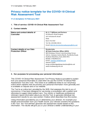 Fillable Online Healthcare Workers Exposure Risk Assessment: A Survey ...