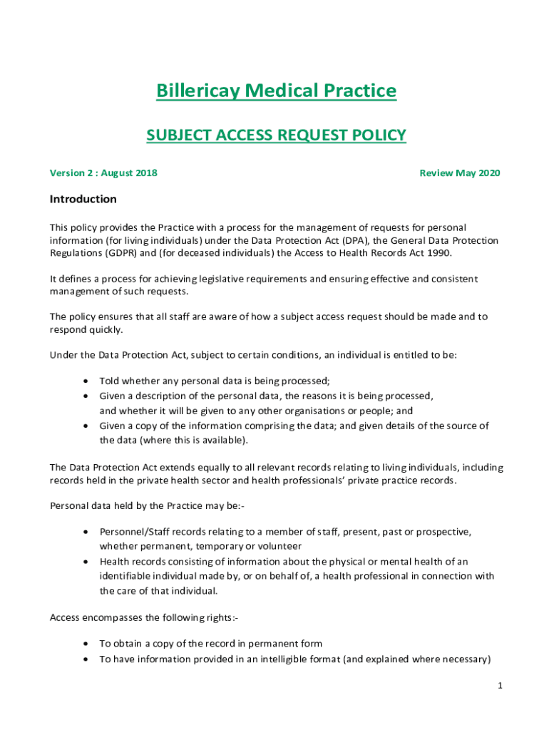 Fillable Online The Billericay Medical Practice - - - Ratings and ...