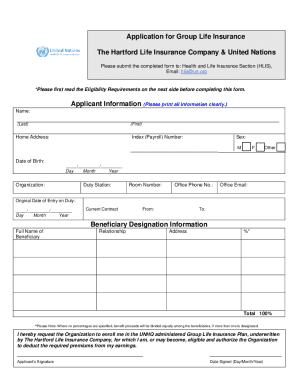 Fillable Online Hartford Enrollment Form Fax Email Print - pdfFiller