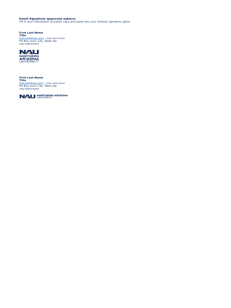 6Template: Email Signature Doc Template | pdfFiller