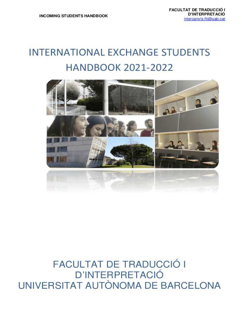 Fillable Online Incoming Exchange Students - Faculty of Translation and ... Fax Email Print ...