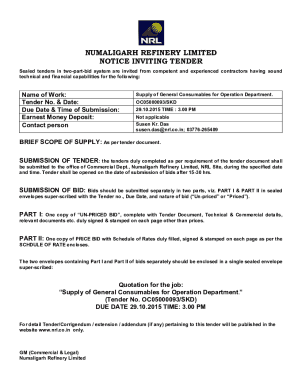 Fillable Online Nrl Vehicle Tender 2022 - Fill Online, Printable ...